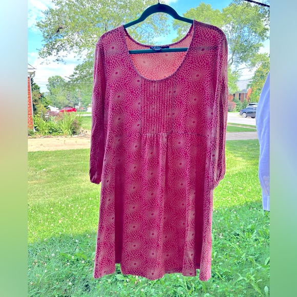 Boden | Tops | Vintage Boden Tunic In Polka Dots Uk2 Us8 Pink | Poshmark